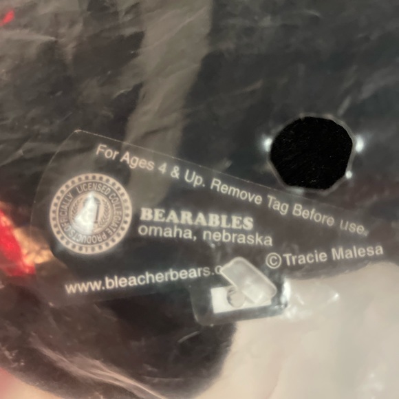 Bleacher Bears | Toys | 999 Bearables Bleacher Bear Nebraska Huskers ...